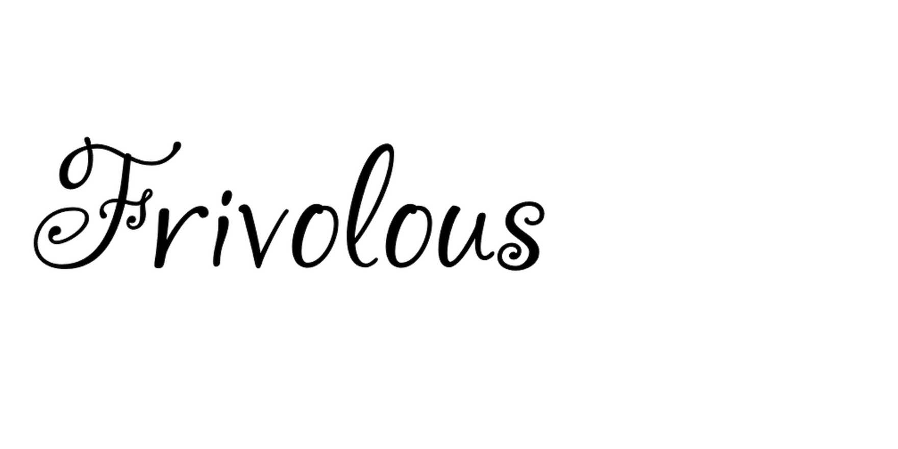 Frivolous in use - Fonts In Use
