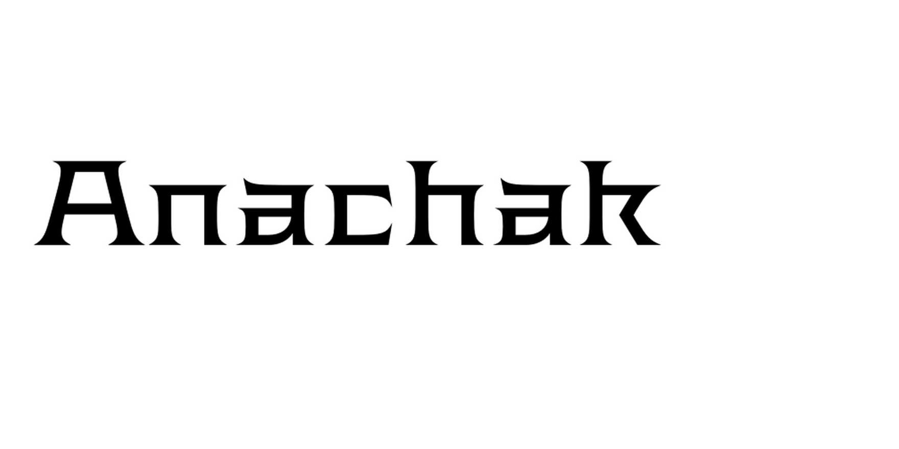 Anachak in use - Fonts In Use