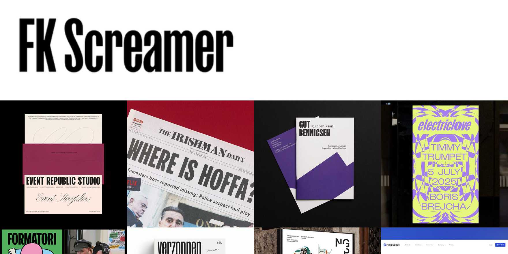 FK Screamer in use - Fonts In Use