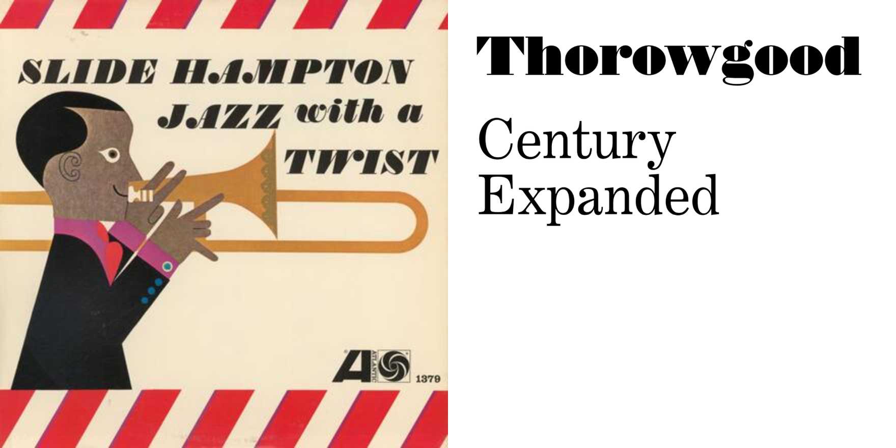 Slide Hampton – Jazz with a Twist album art - Fonts In Use