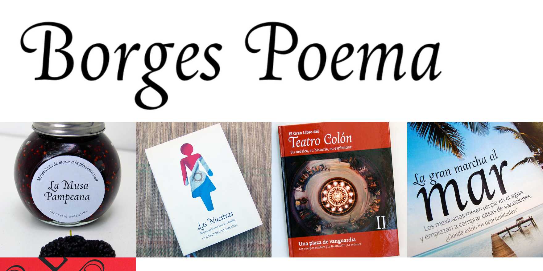 Borges Poema in use - Fonts In Use