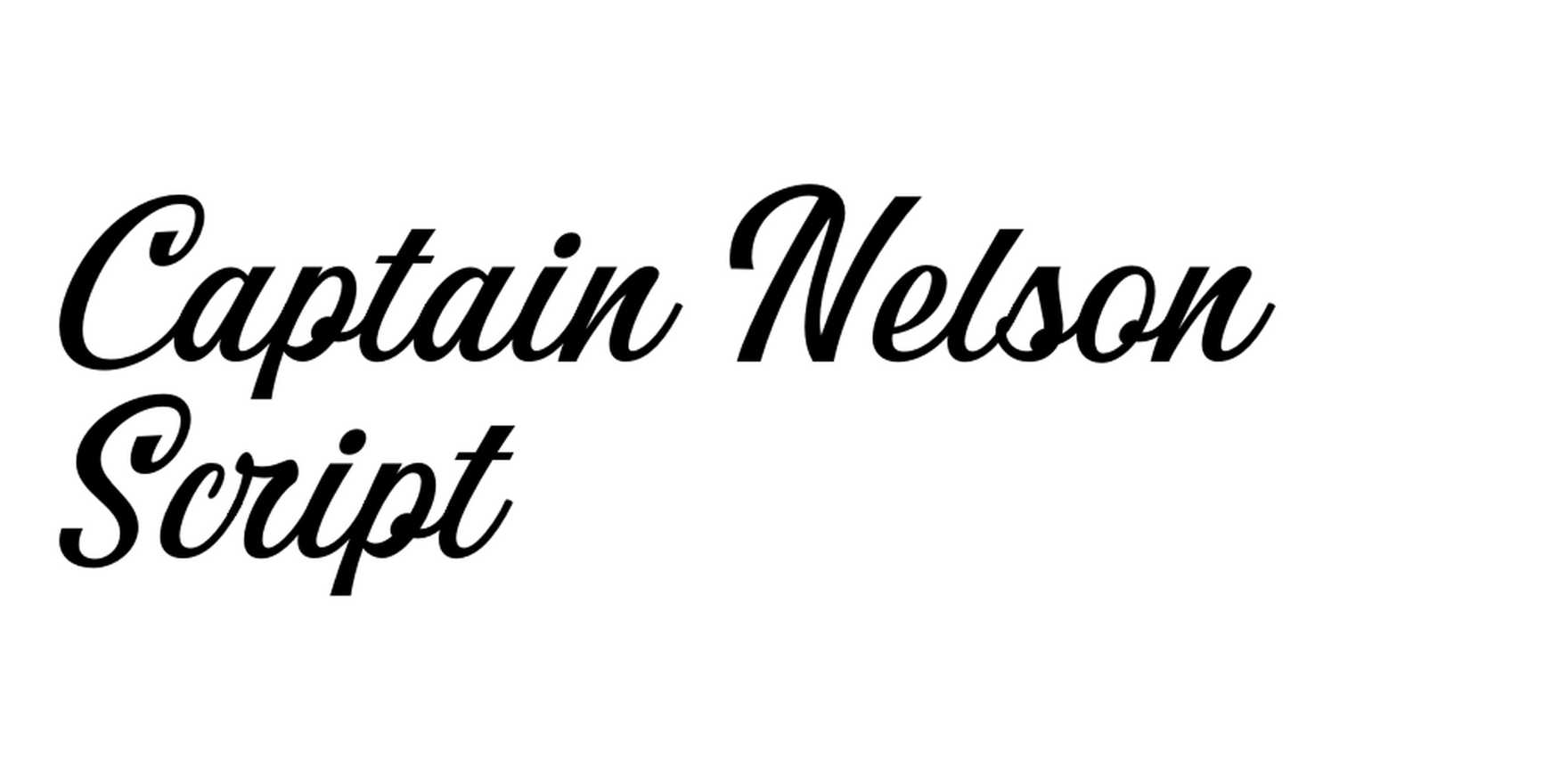 Captain Nelson Script in use - Fonts In Use