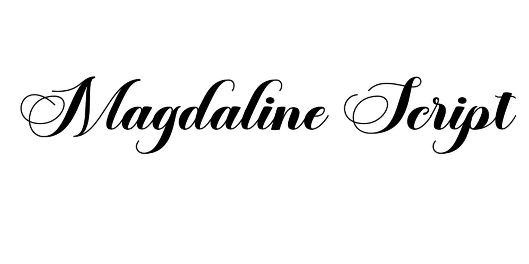 Magdaline Script in use - Fonts In Use