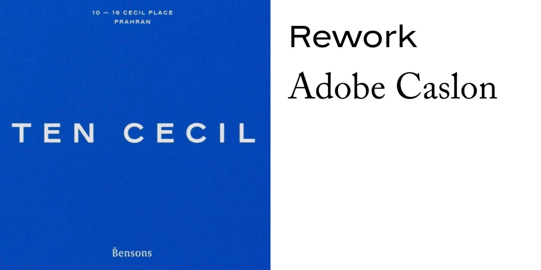 Ten Cecil - Fonts In Use