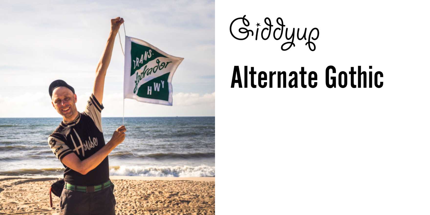 “Trans-Labrador Highway” flag - Fonts In Use