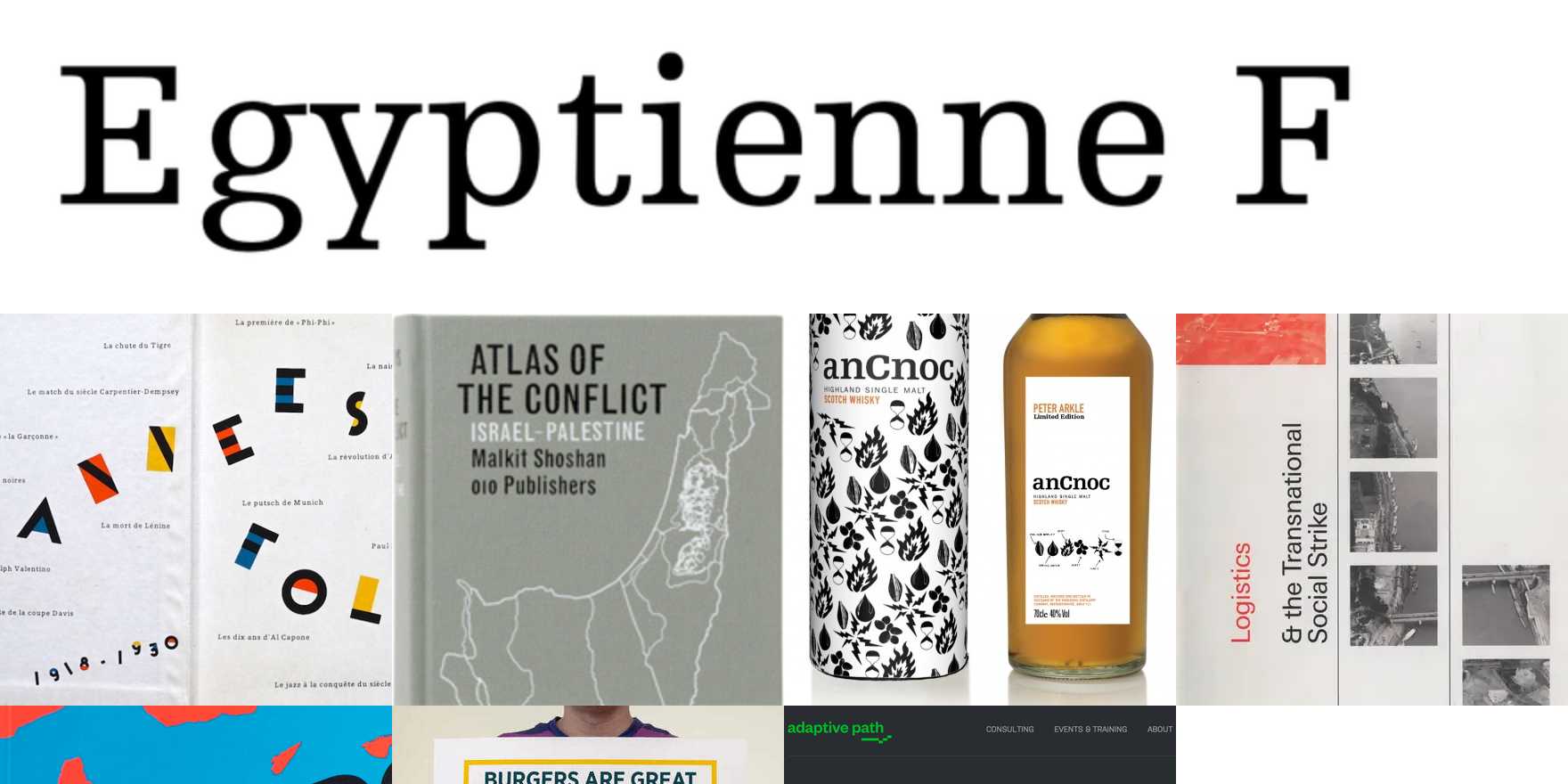 Egyptienne F in use - Fonts In Use