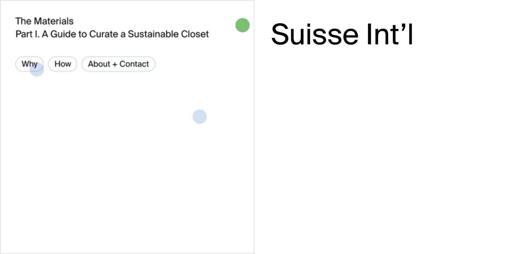 The Materials - Fonts In Use