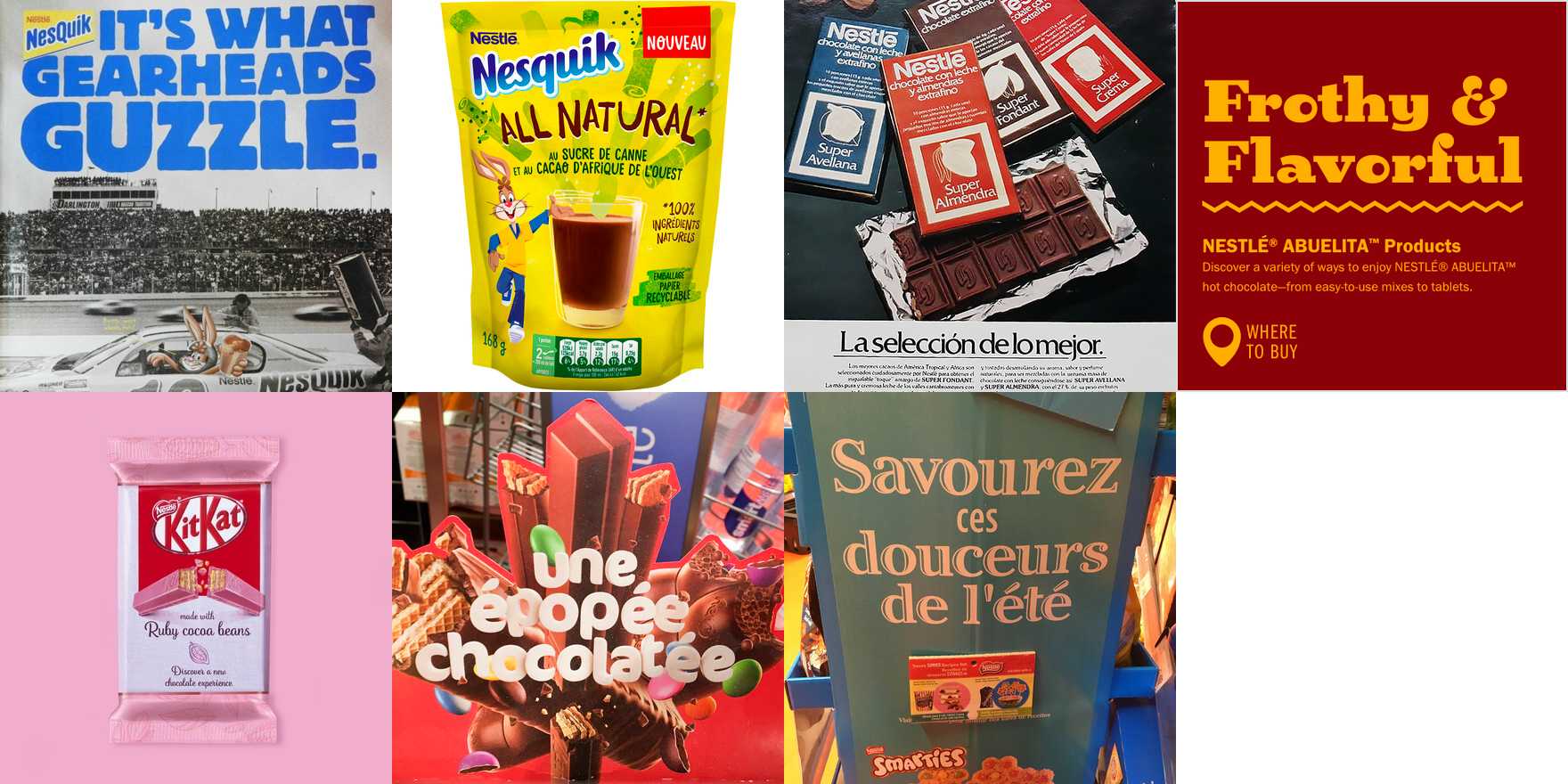 Nestlé - Fonts In Use