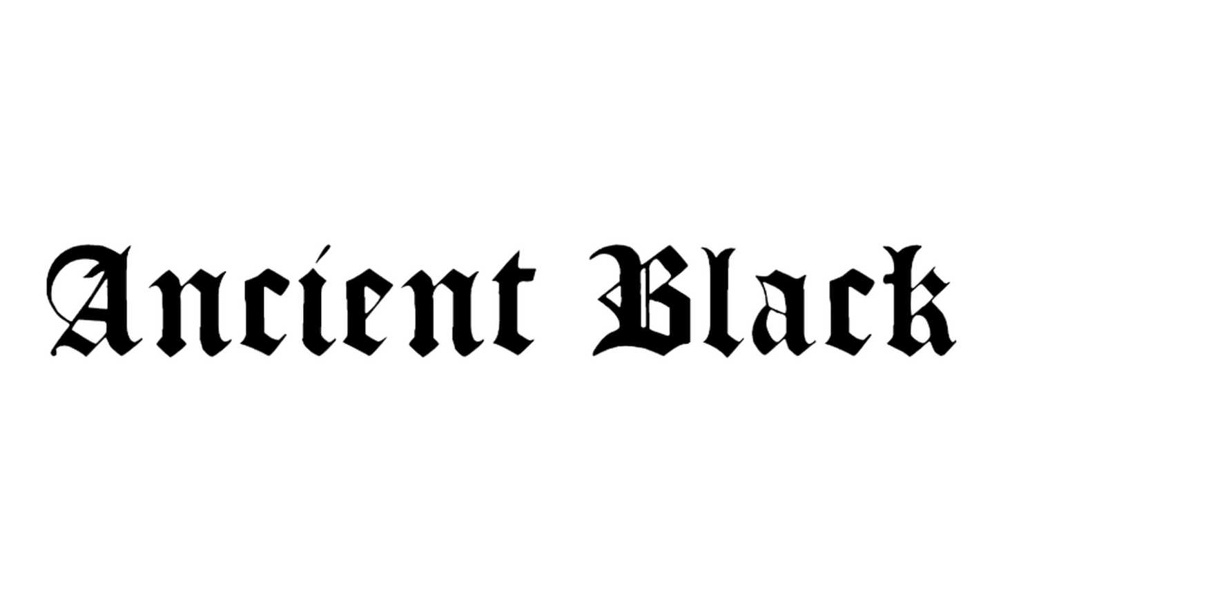 Ancient Black in use - Fonts In Use