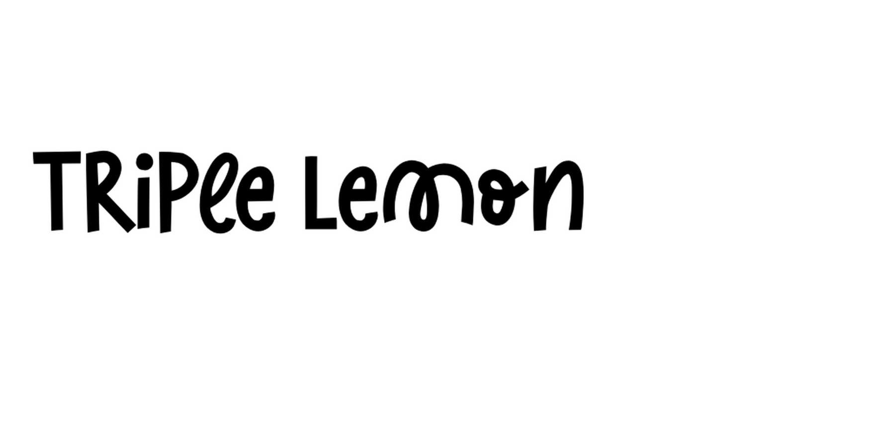 Triple Lemon in use - Fonts In Use