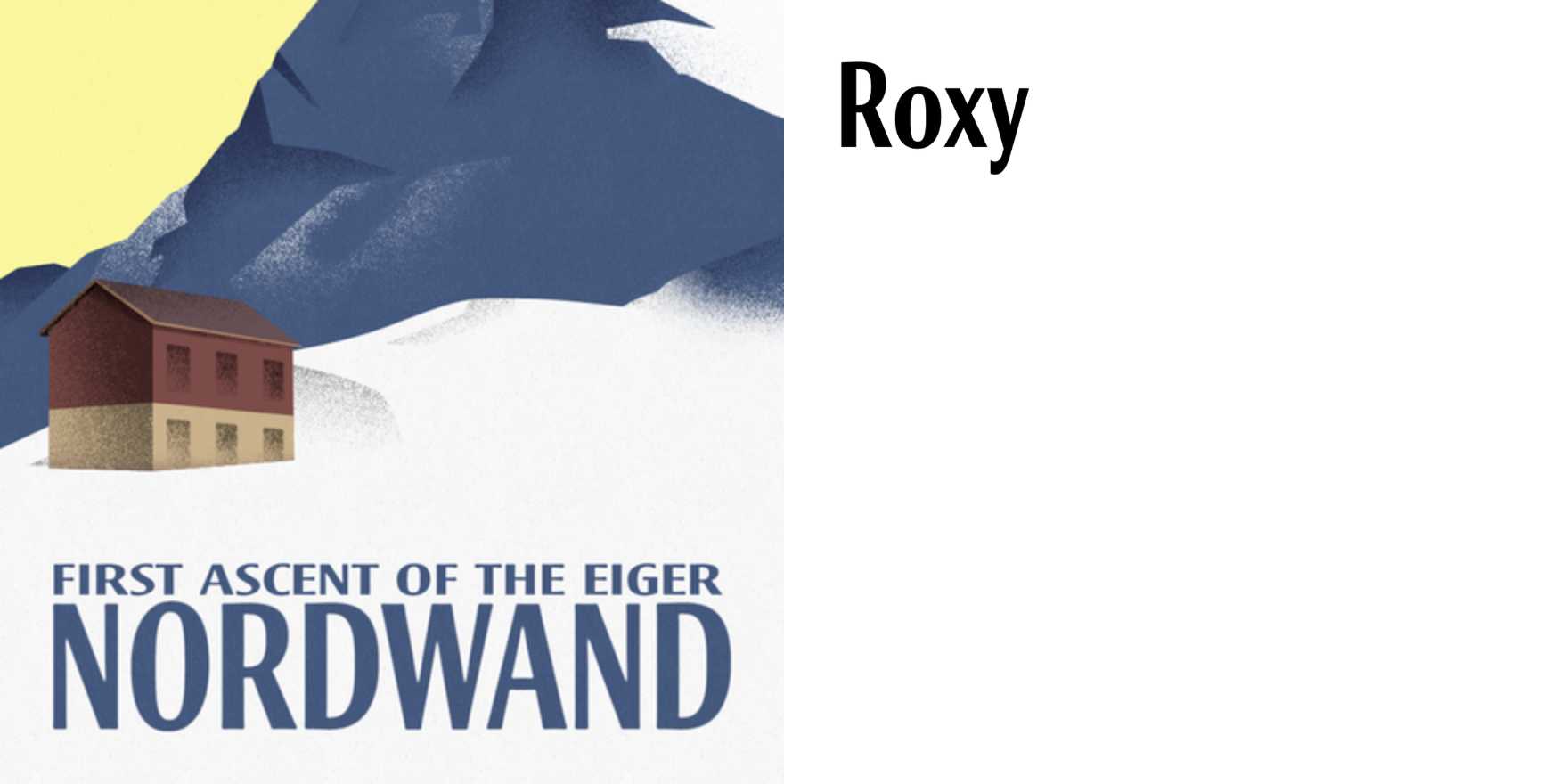 First Ascent of the Eiger - Fonts In Use