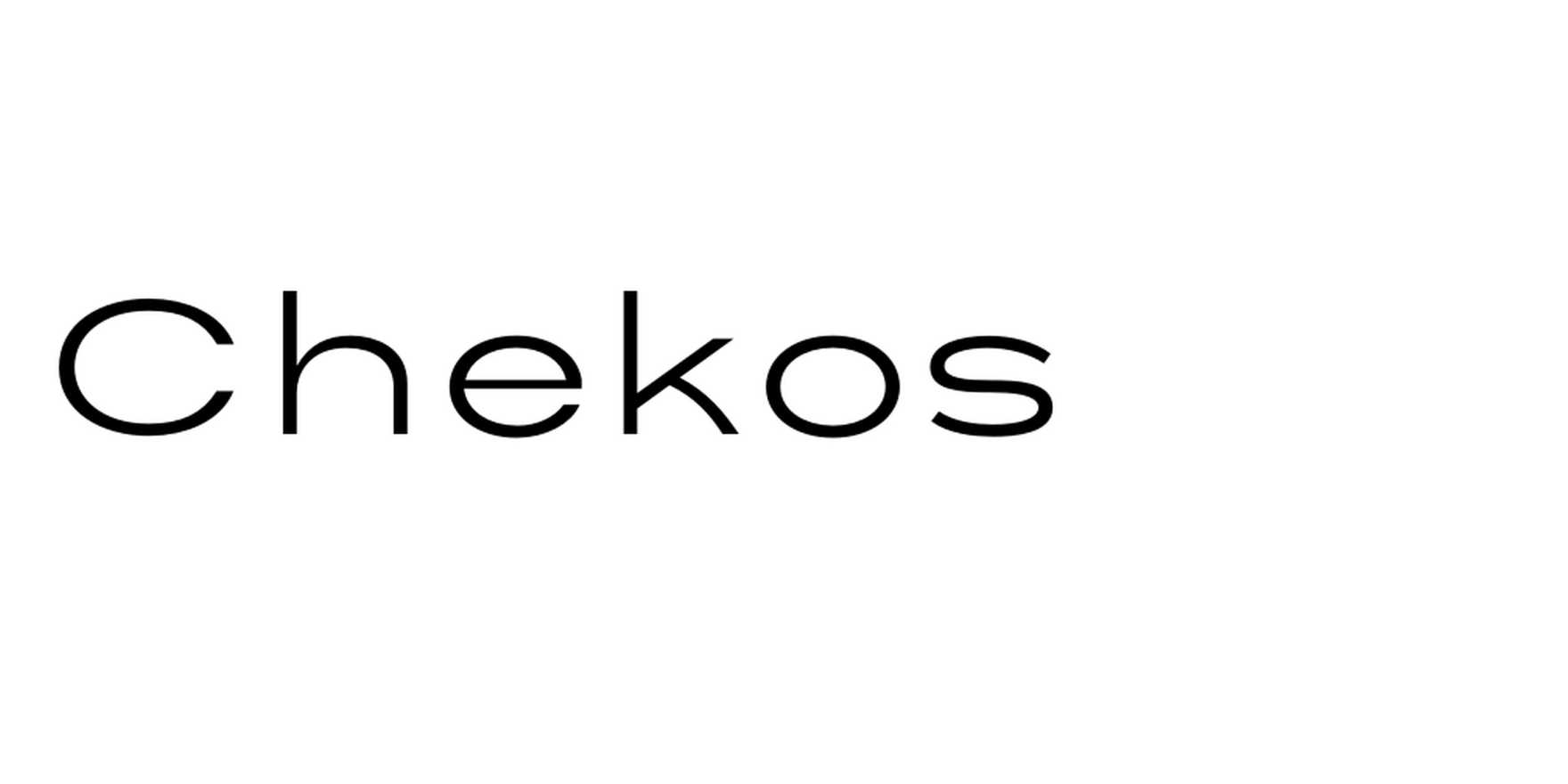 Chekos in use - Fonts In Use