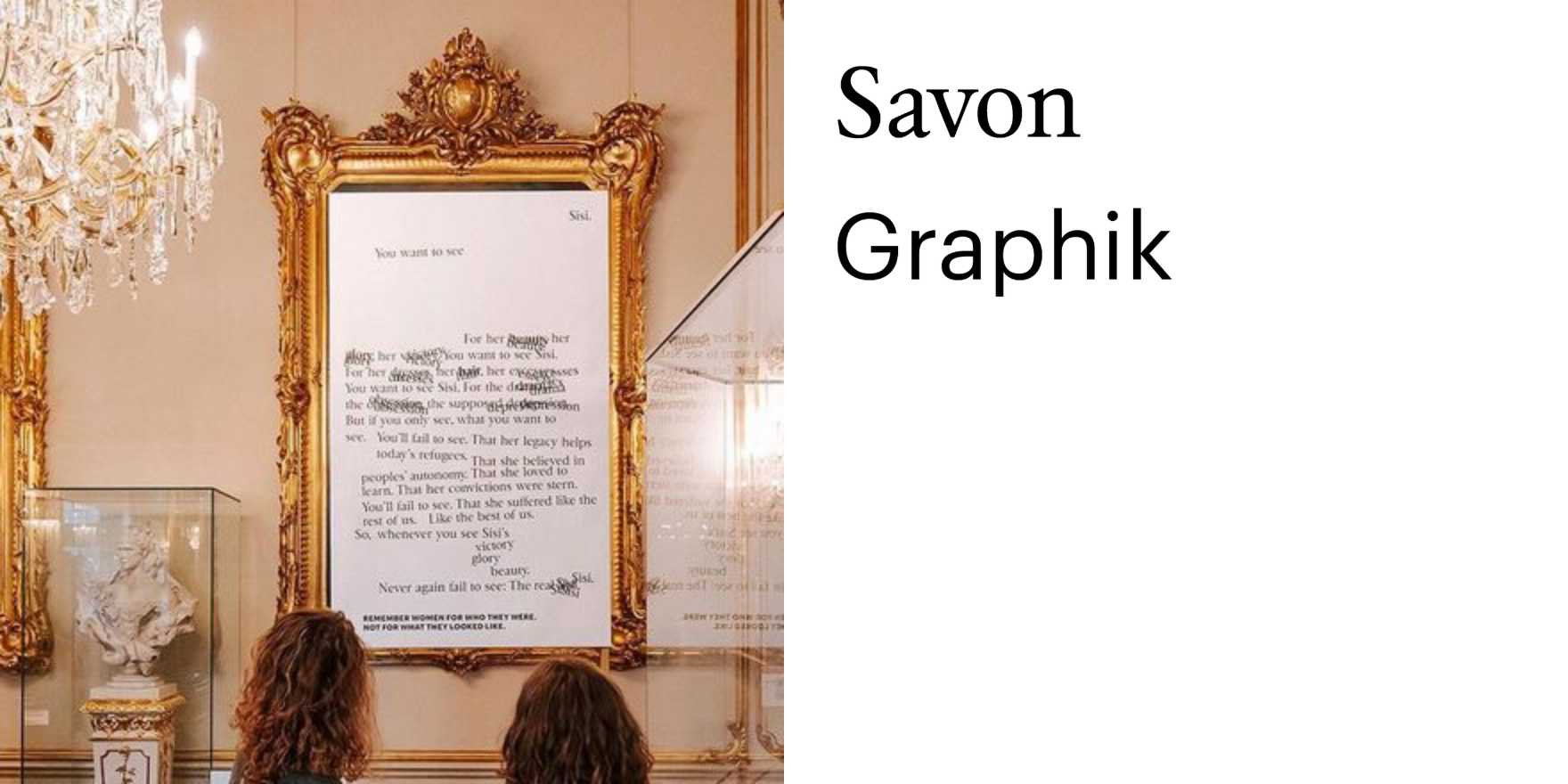 Sisi’s New Portrait - Fonts In Use