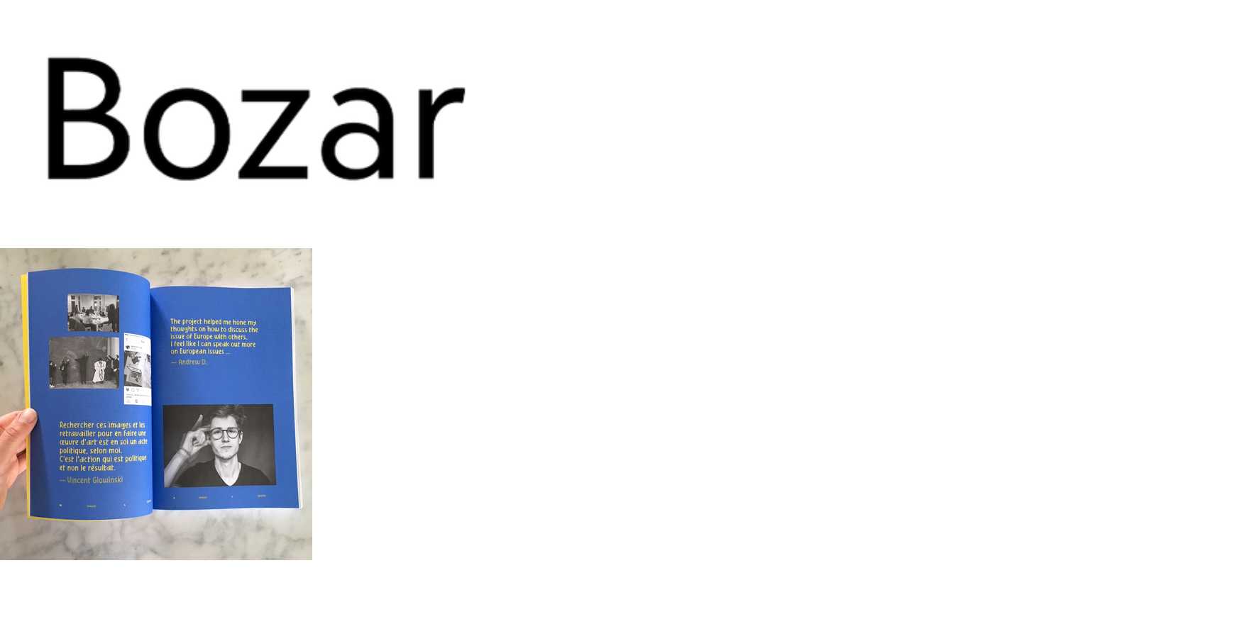 Bozar in use - Fonts In Use