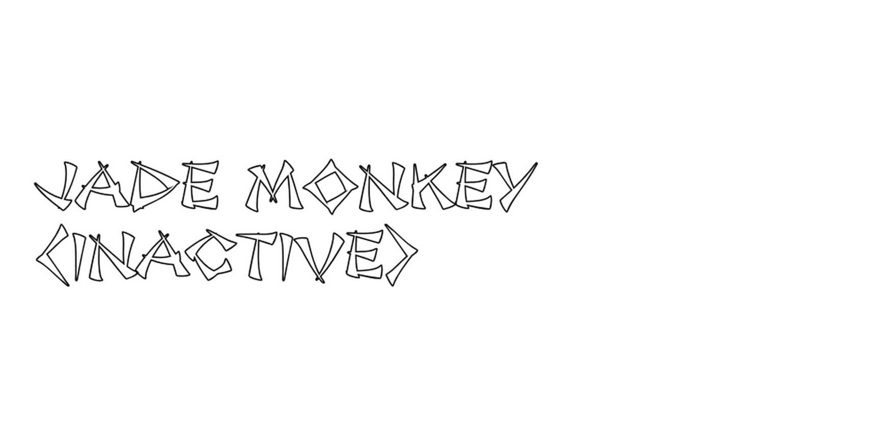 Jade Monkey (inactive) in use - Fonts In Use