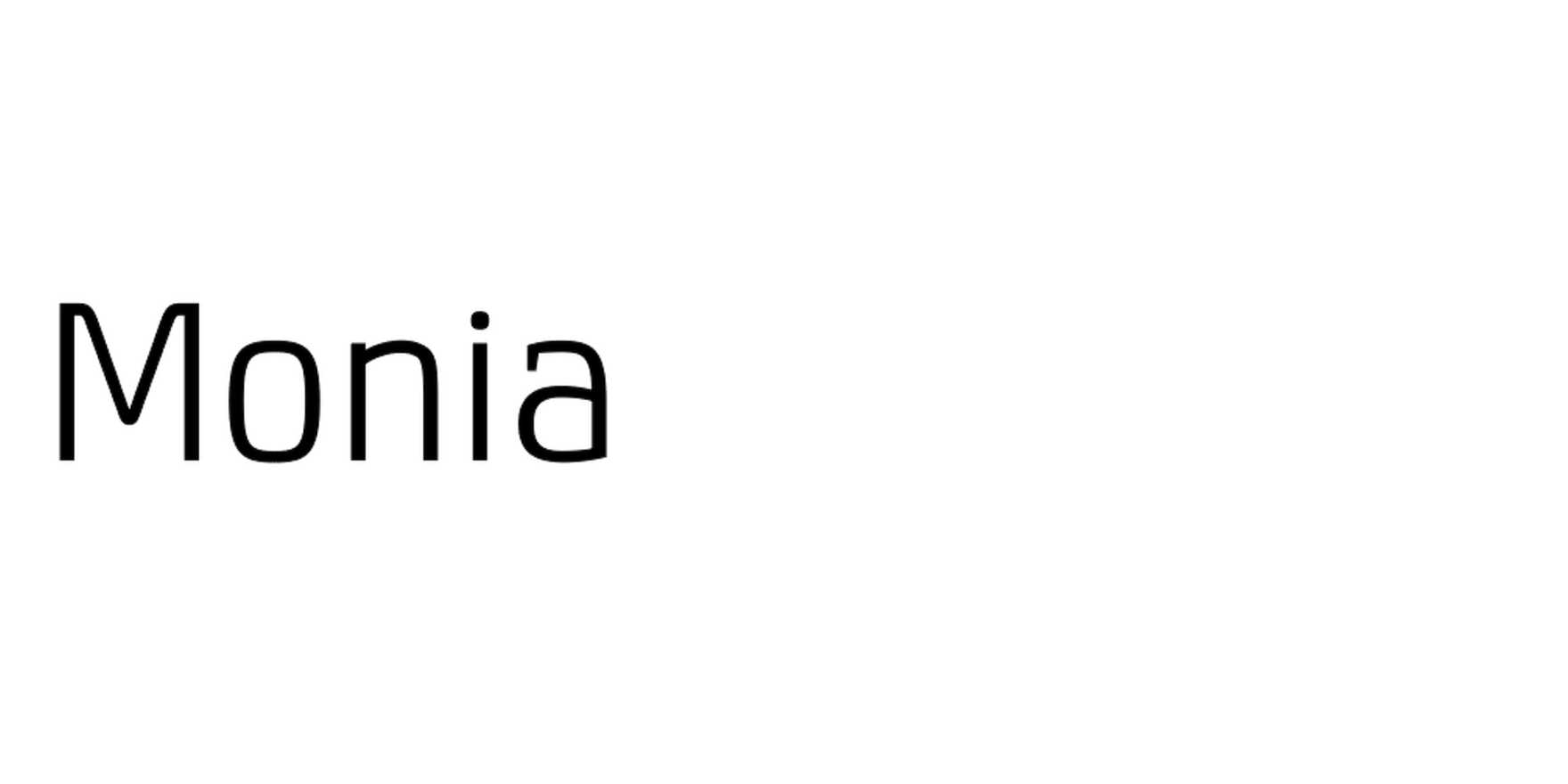 Monia in use - Fonts In Use