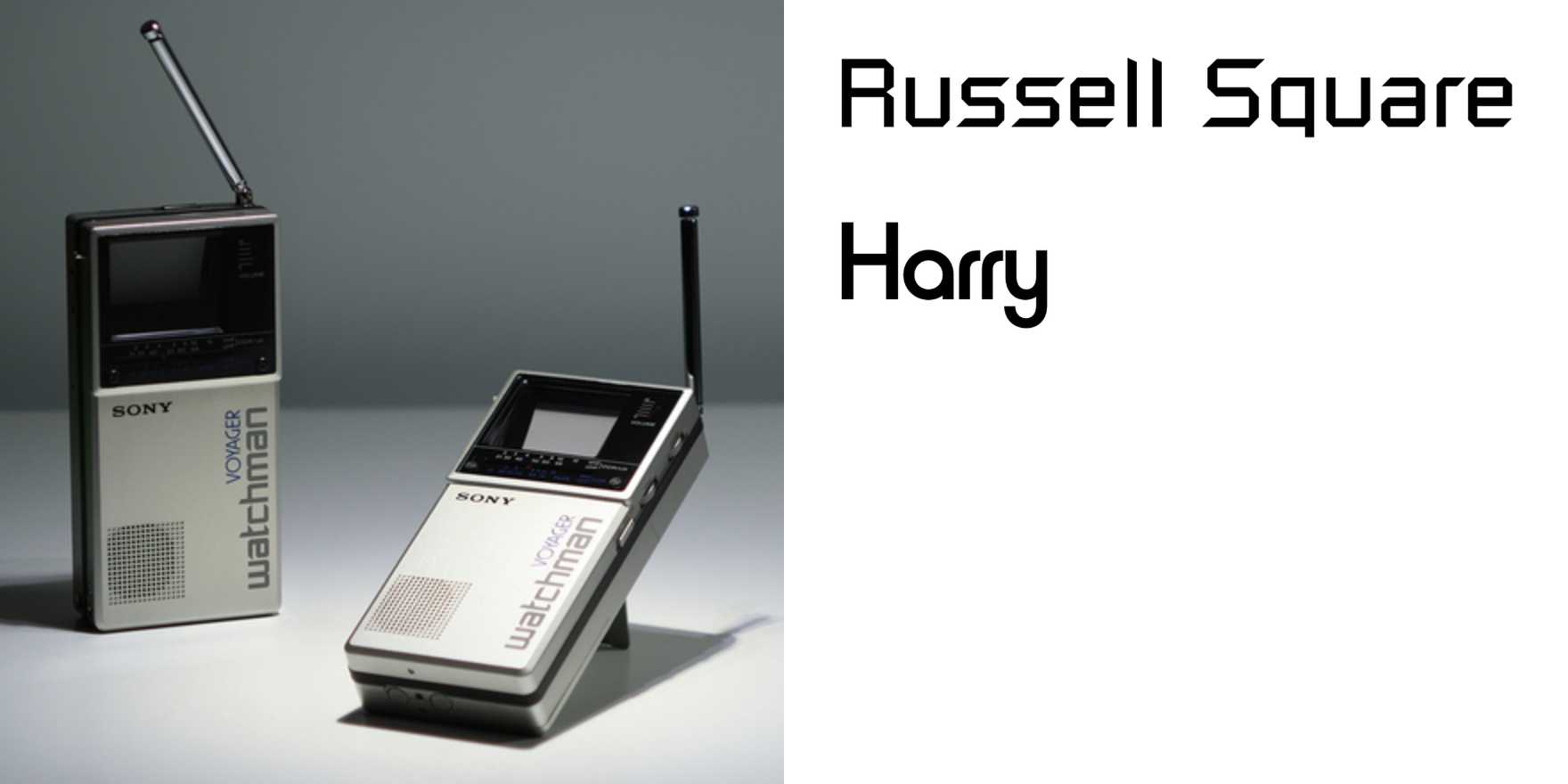 Sony Watchman logo - Fonts In Use