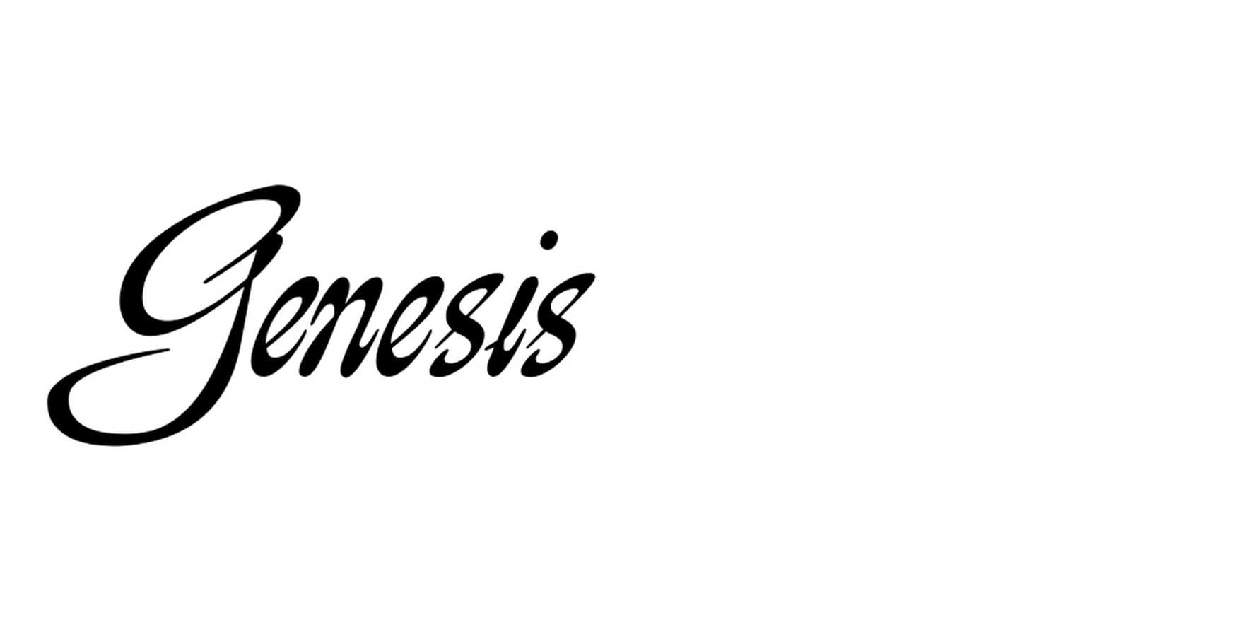 Genesis in use - Fonts In Use