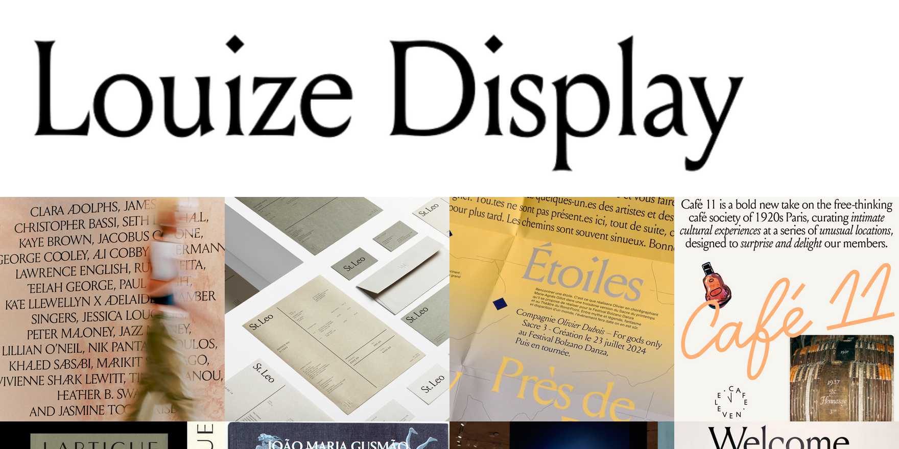 Louize Display in use - Fonts In Use