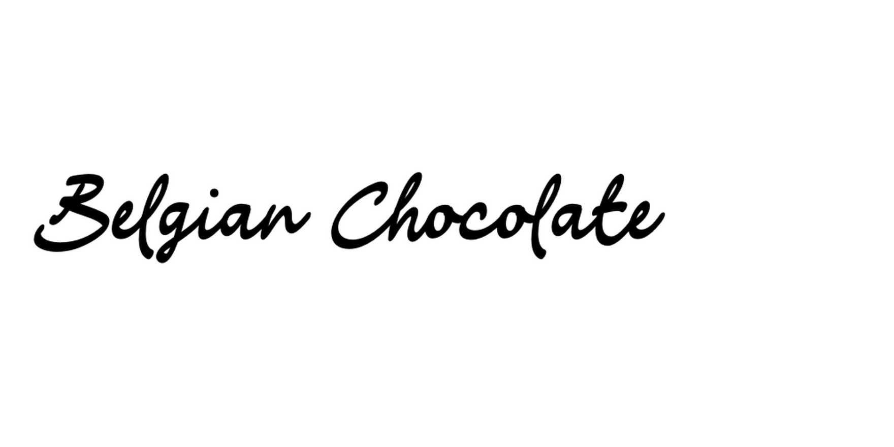 Belgian Chocolate in use - Fonts In Use