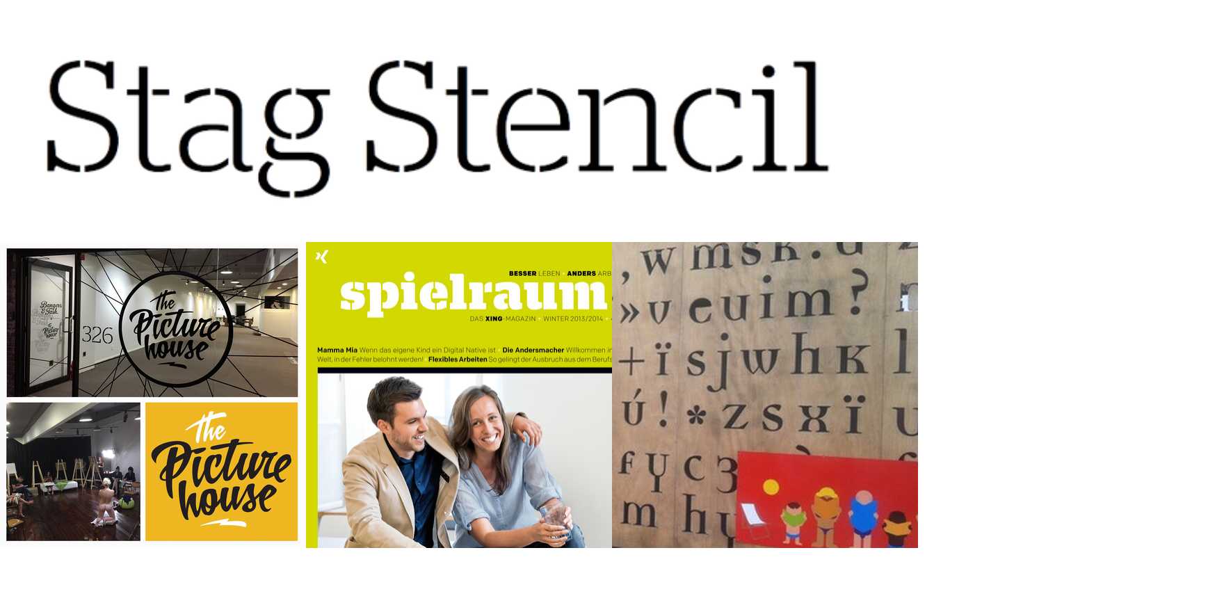 Stag Stencil in use - Fonts In Use