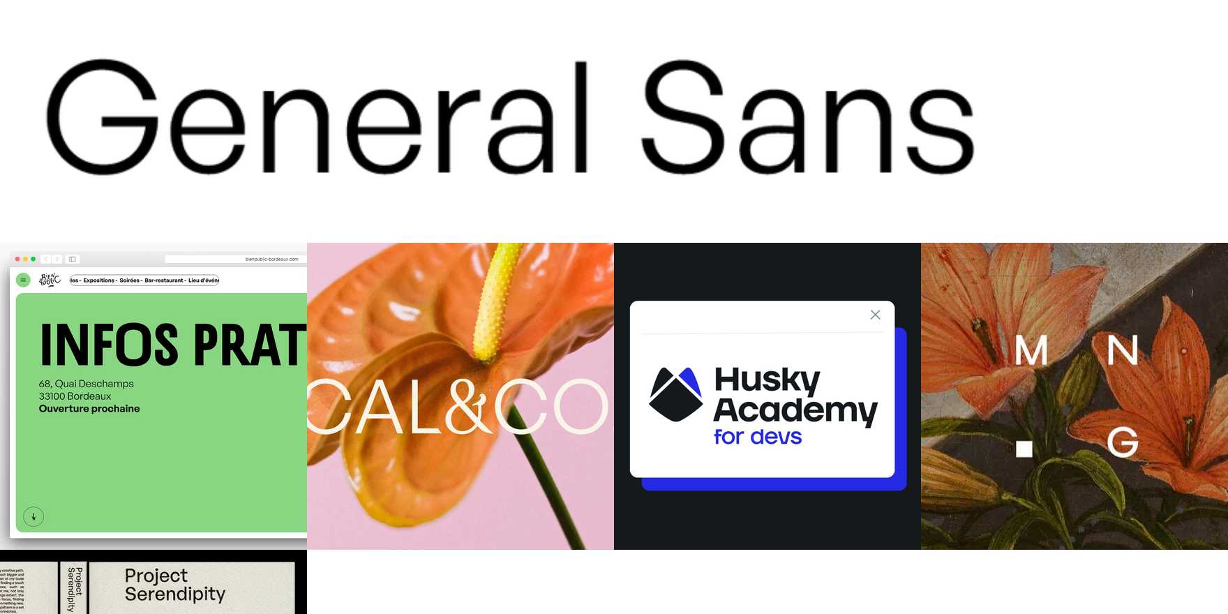General Sans in use - Fonts In Use