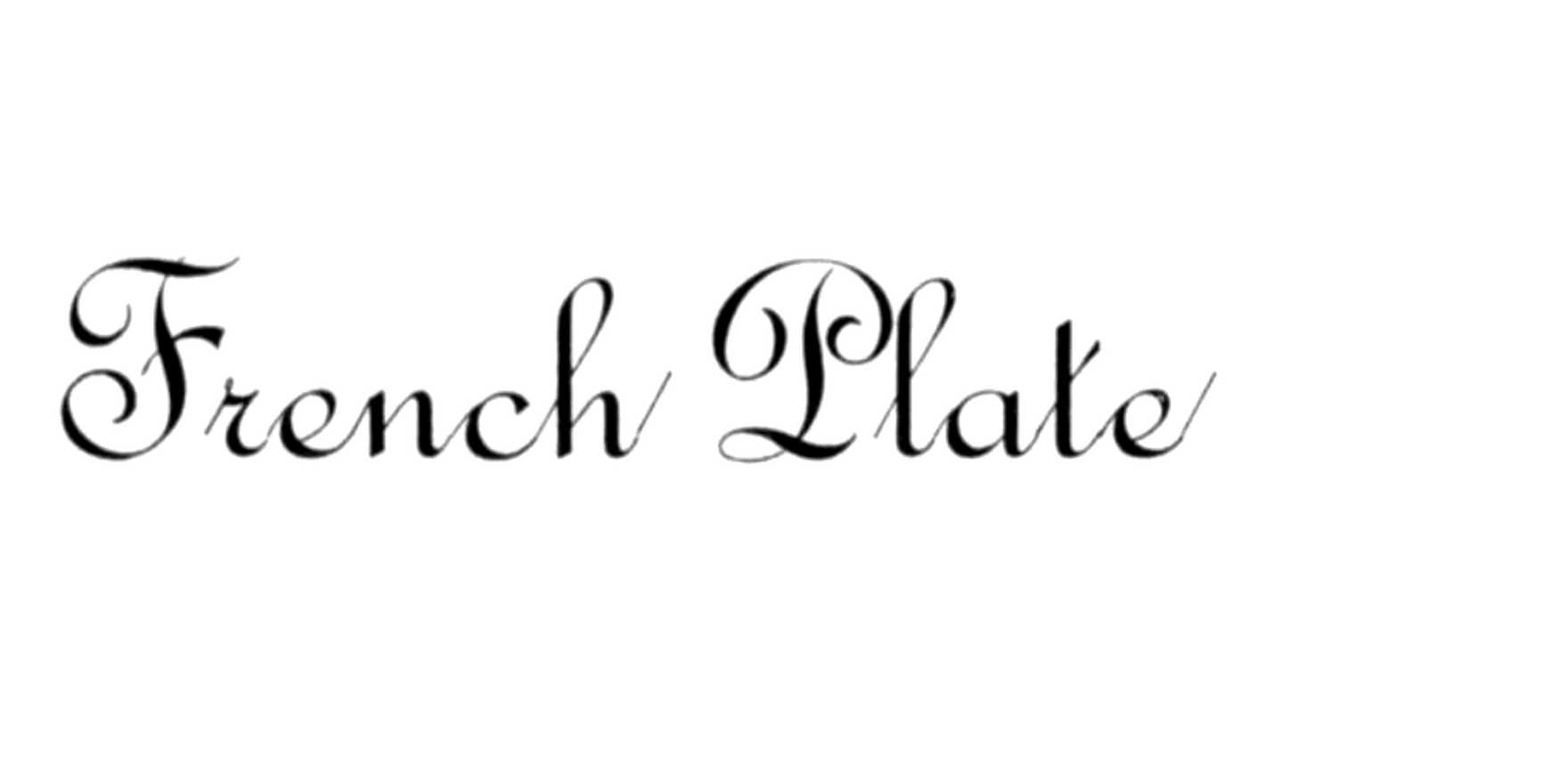 French Plate in use - Fonts In Use