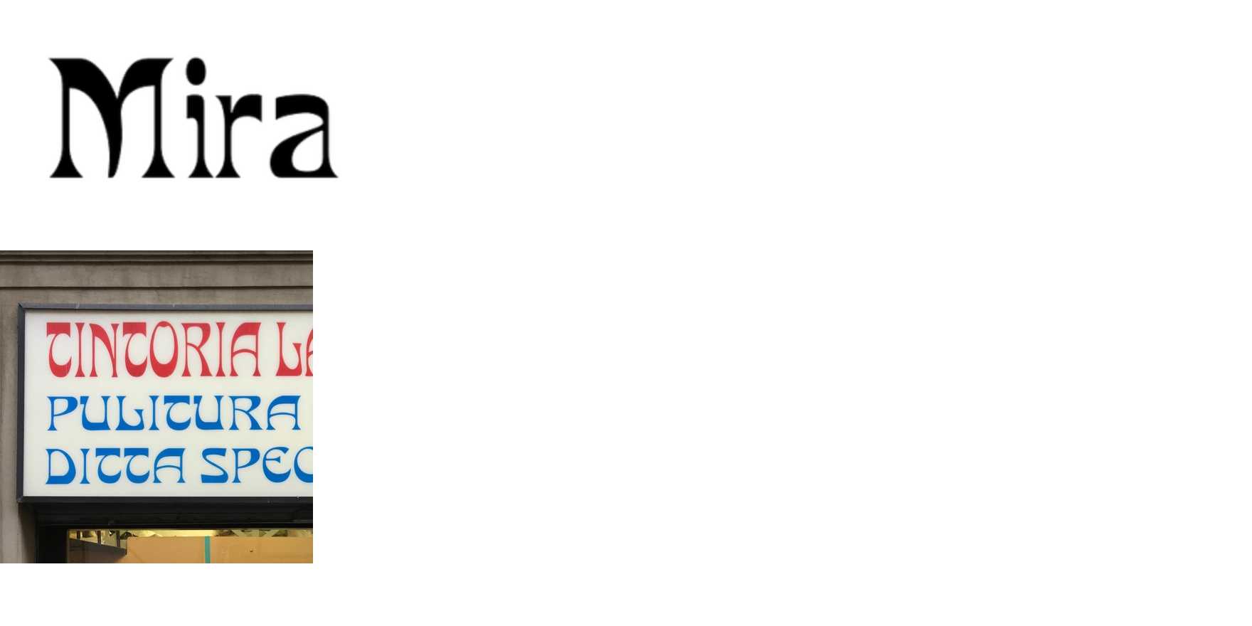 Mira in use - Fonts In Use