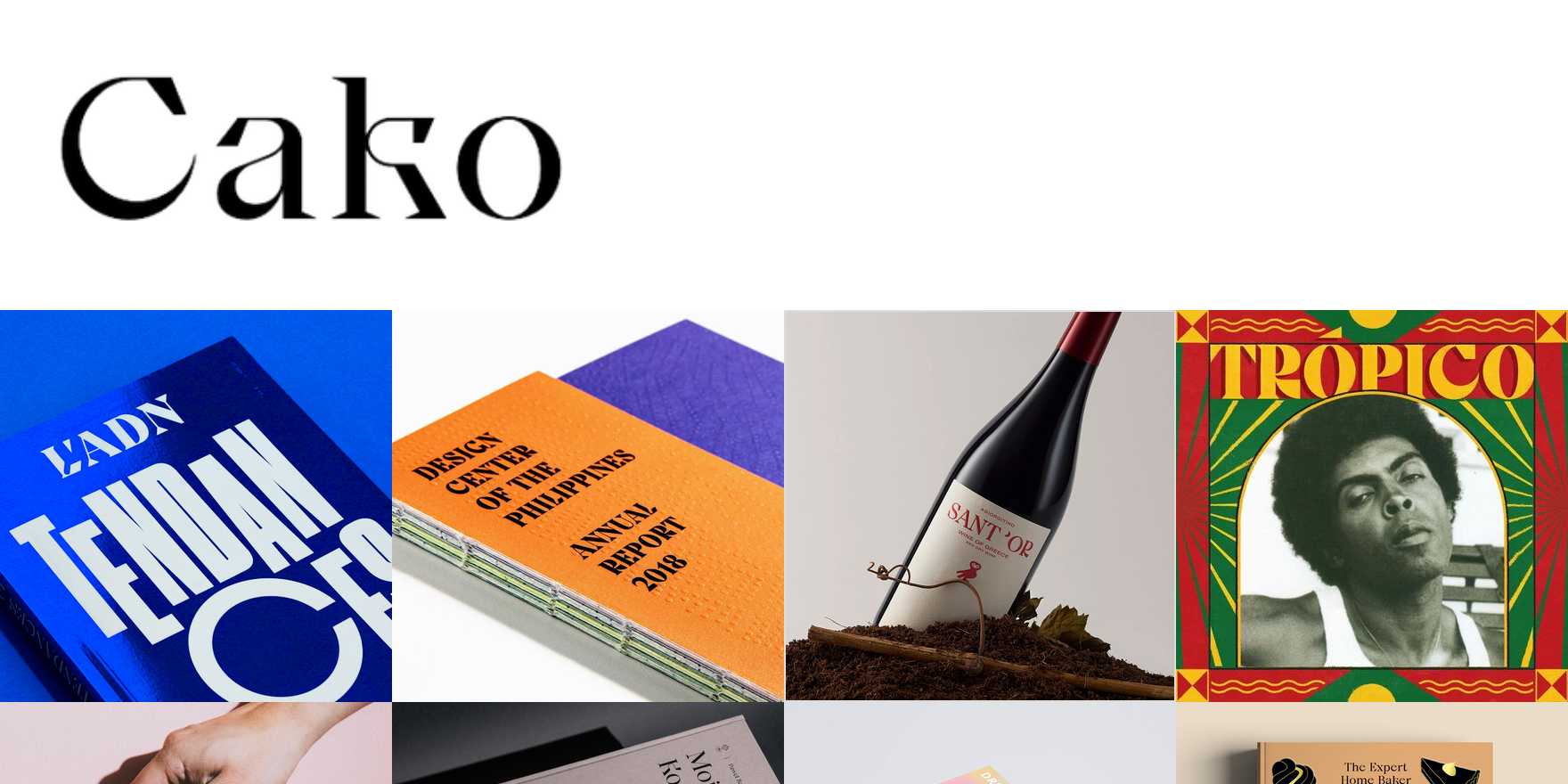 Cako in use - Fonts In Use