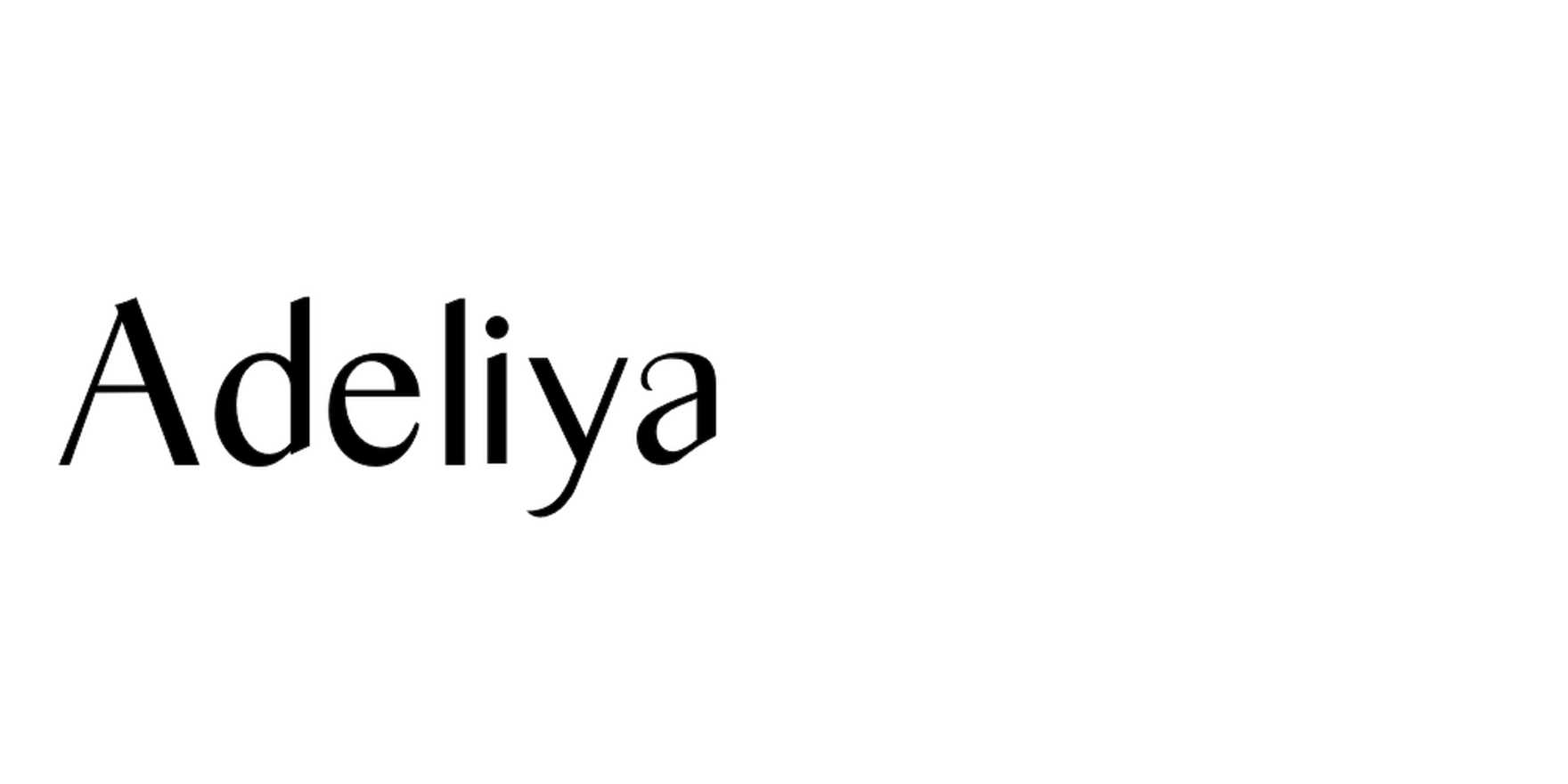 Adeliya in use - Fonts In Use
