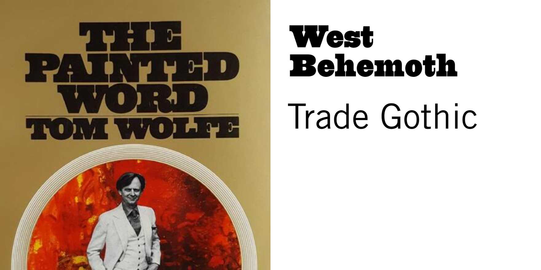 Tom Wolfe paperbacks, Bantam - Fonts In Use