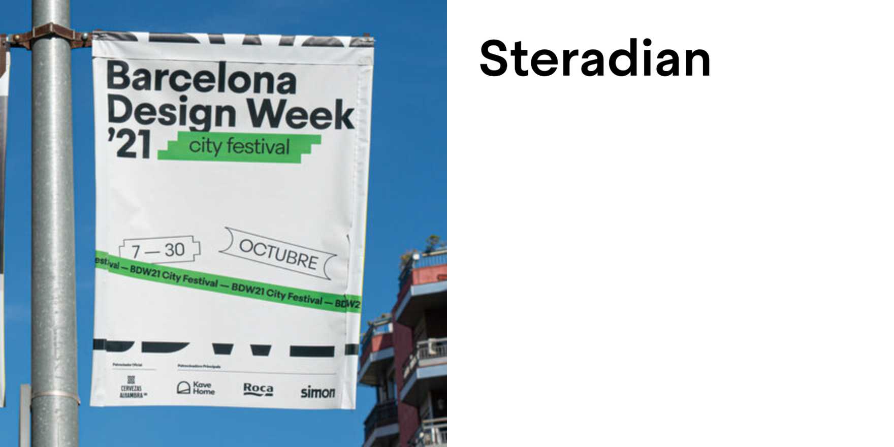 Barcelona Design Week ’21 - Fonts In Use