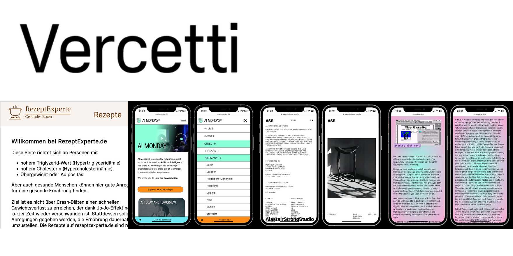 Vercetti in use - Fonts In Use