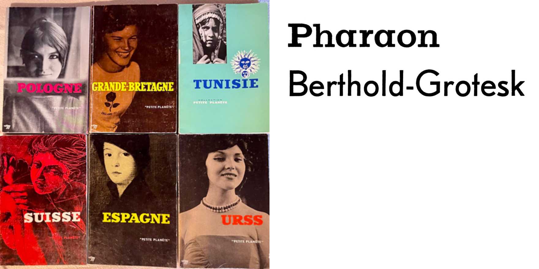 “Petite Planète” guidebook series, Éditions du Seuil - Fonts In Use