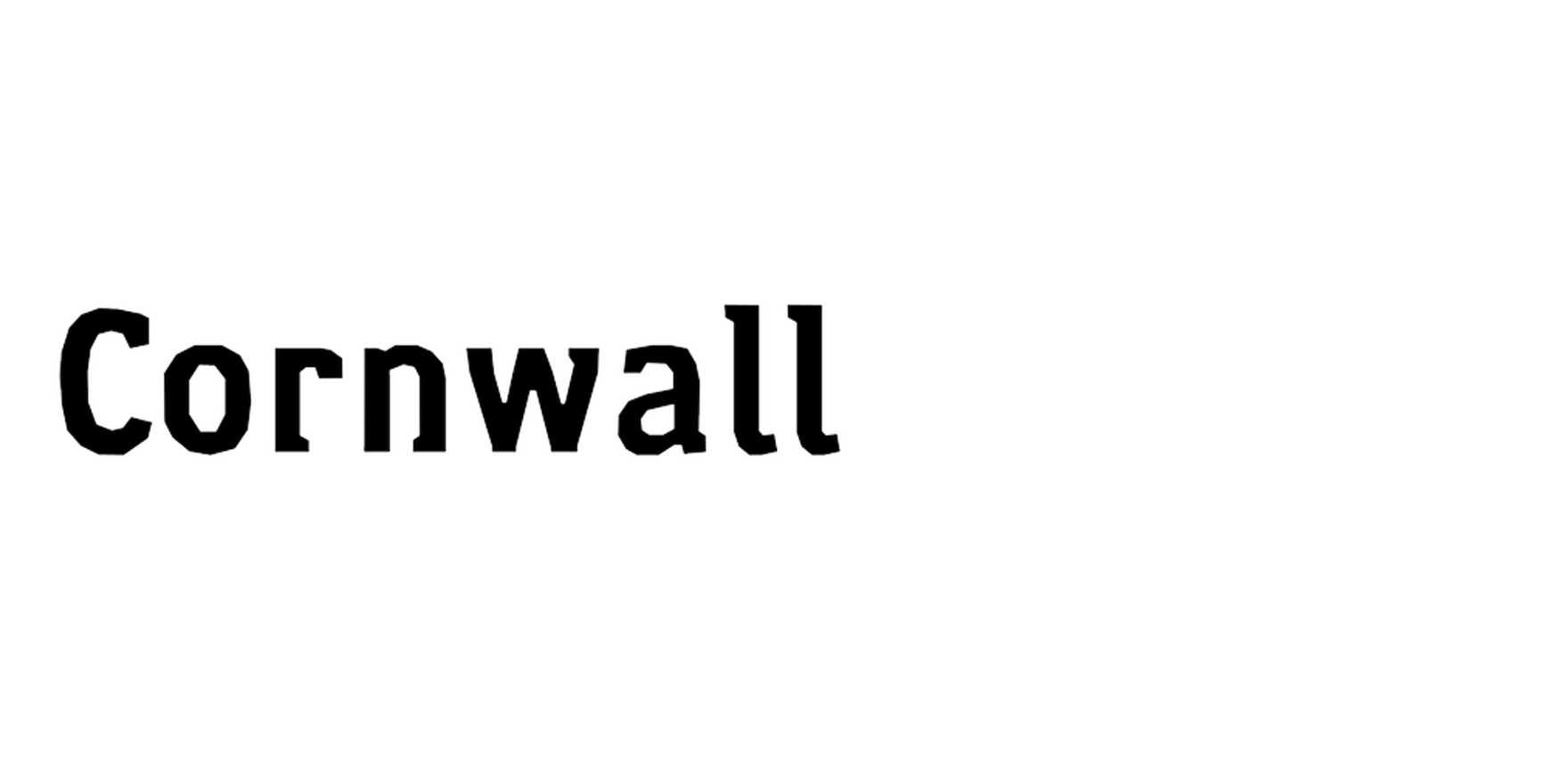 Cornwall in use - Fonts In Use