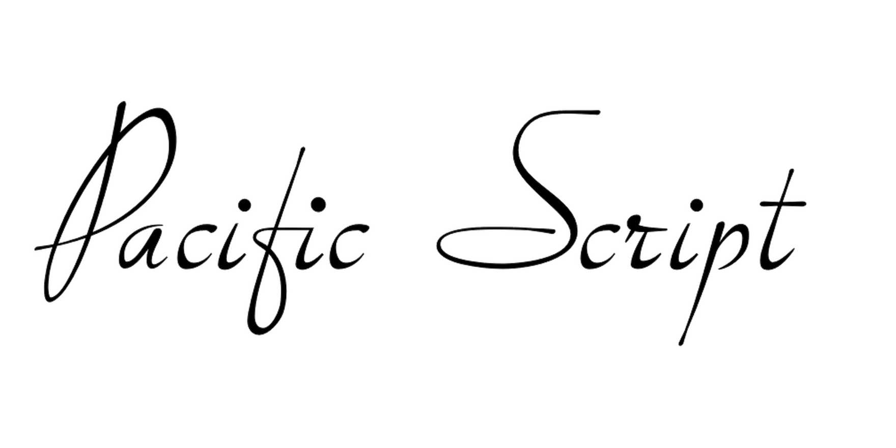 Pacific Script in use - Fonts In Use