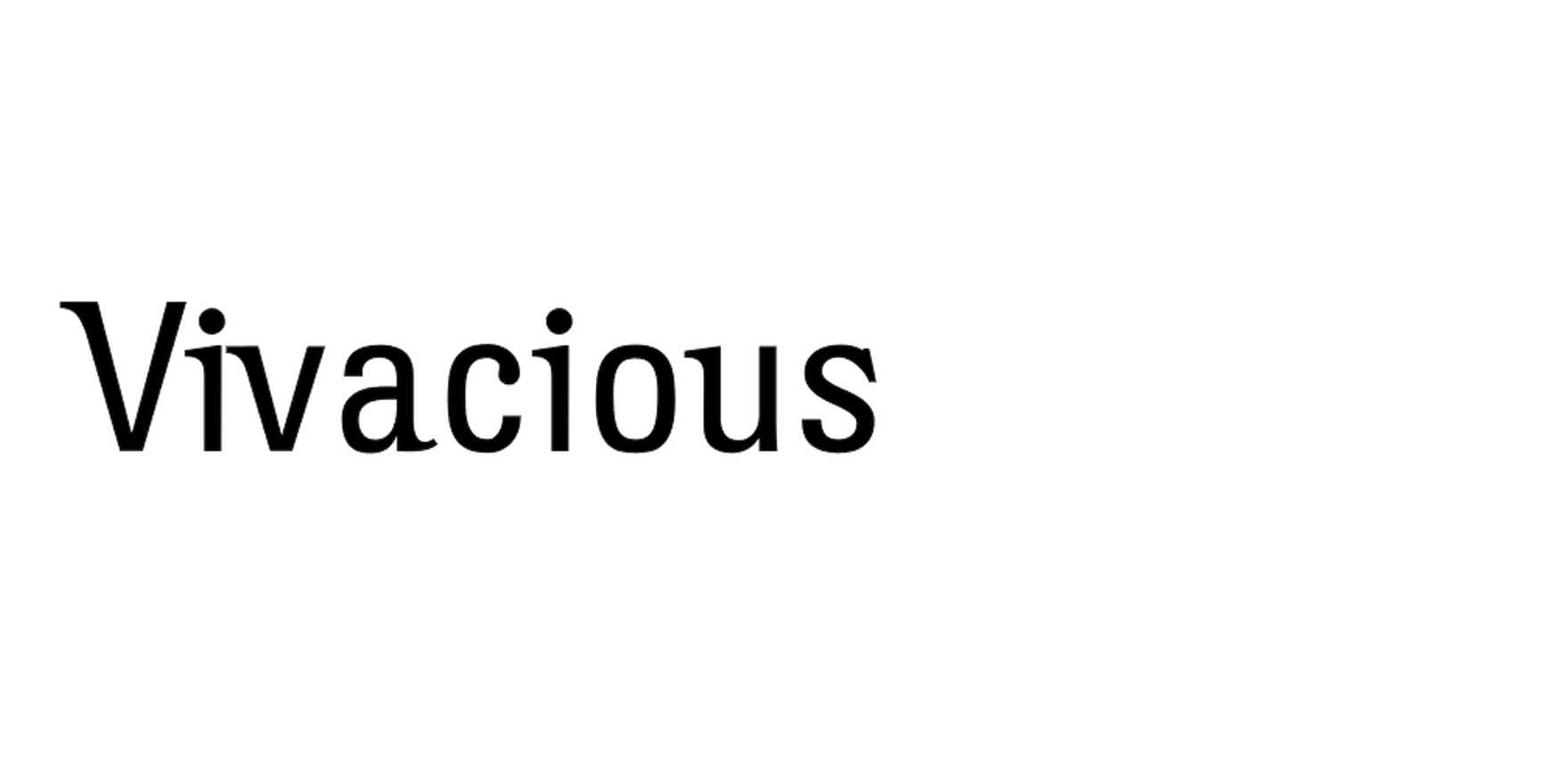 Vivacious in use - Fonts In Use