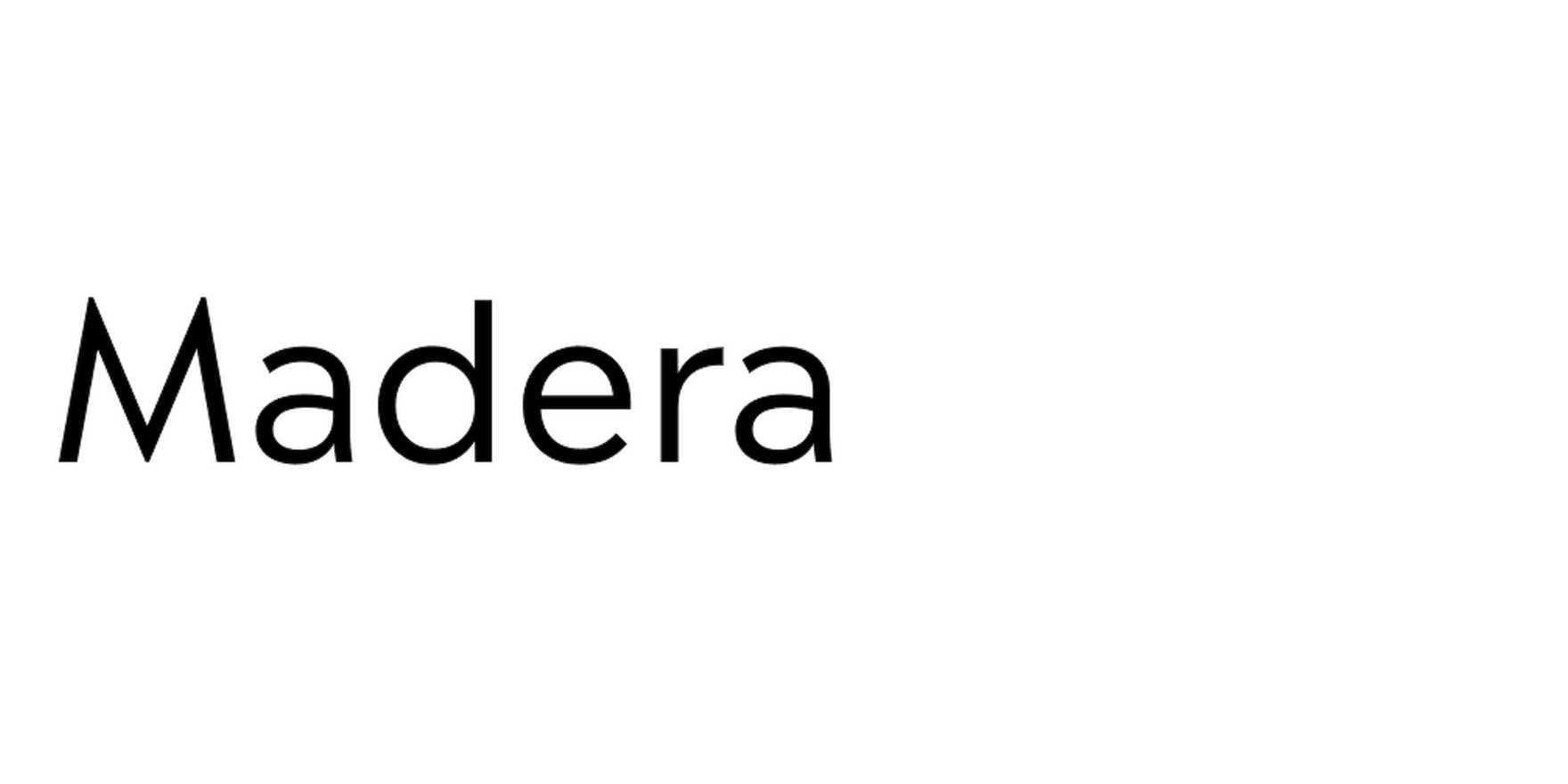 Madera in use - Fonts In Use