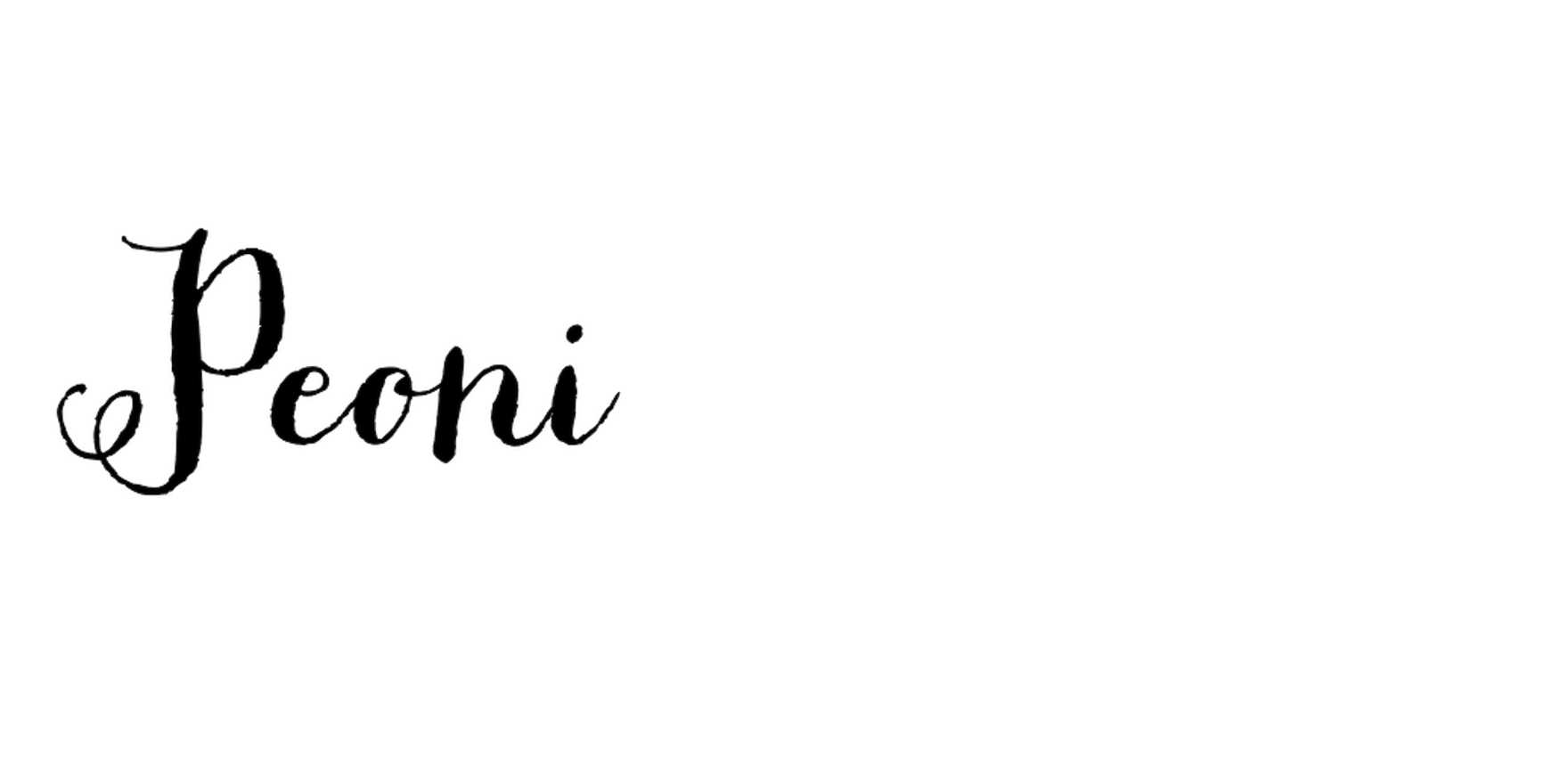 Peoni in use - Fonts In Use
