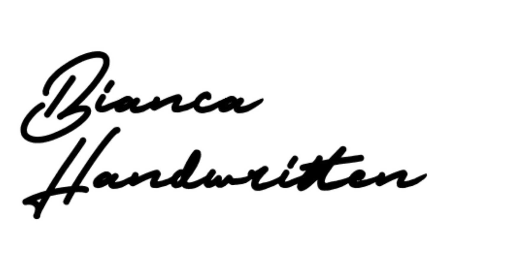 Bianca Handwritten in use - Fonts In Use