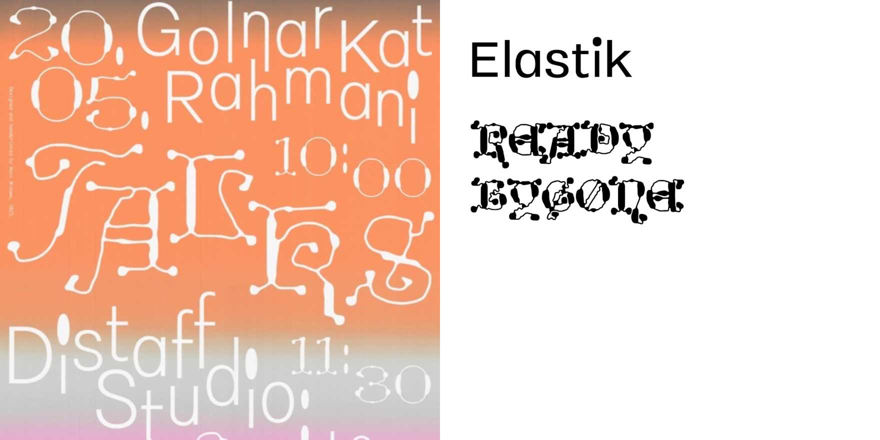Golnar Kat Rahmani and Distaff Studio at UDK Berlin lecture poster ...
