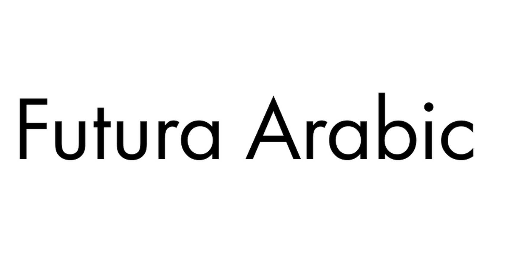 Futura Arabic in use - Fonts In Use