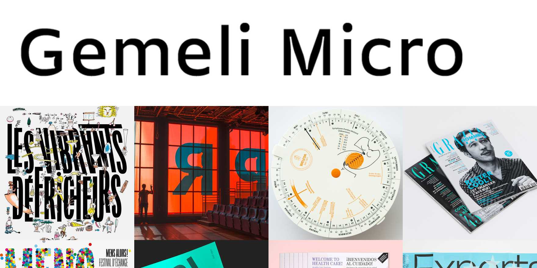 Gemeli Micro in use - Fonts In Use