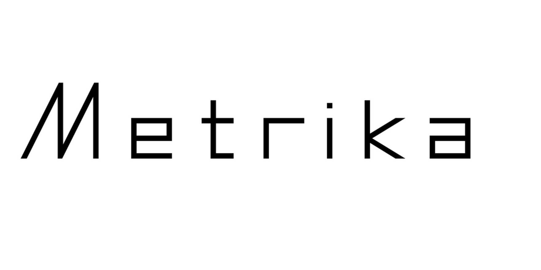 Metrika in use - Fonts In Use