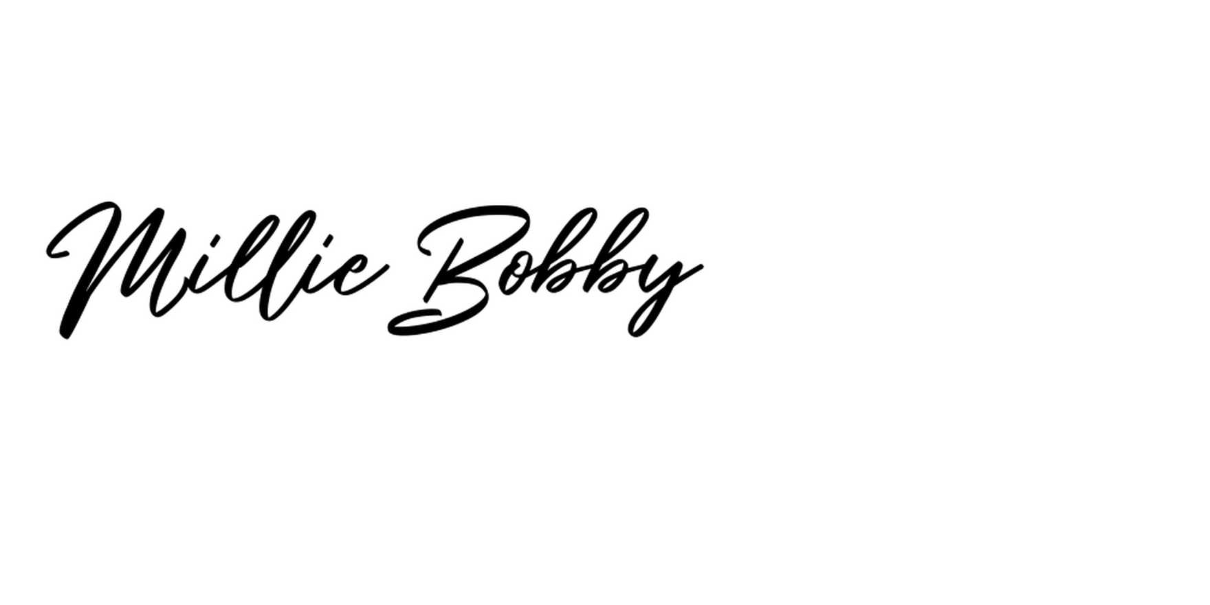 Millie Bobby in use - Fonts In Use