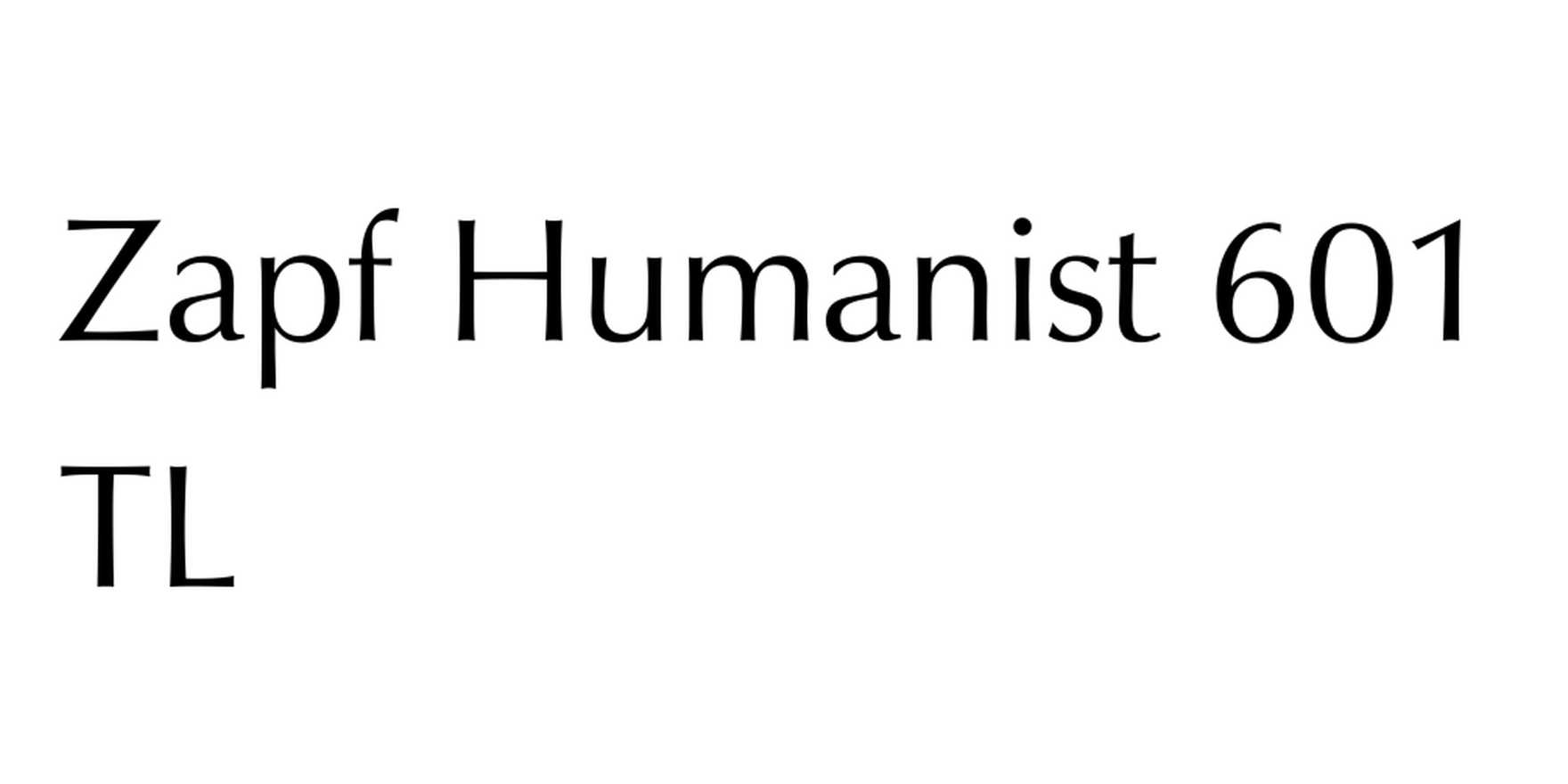 Zapf Humanist 601 TL in use - Fonts In Use
