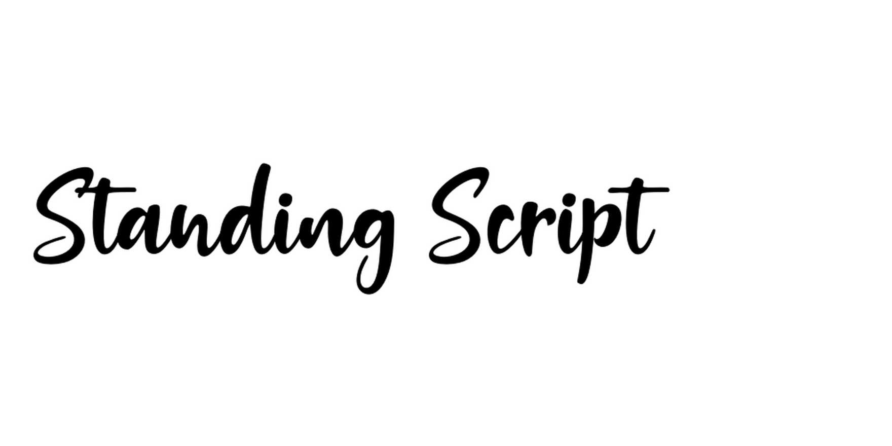 Standing Script in use - Fonts In Use