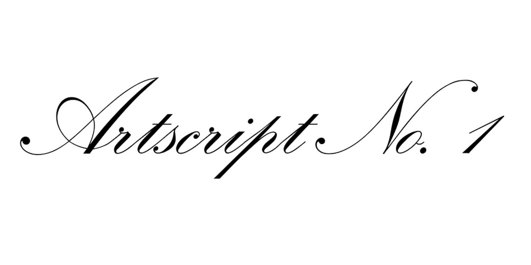 Artscript No. 1 in use - Fonts In Use