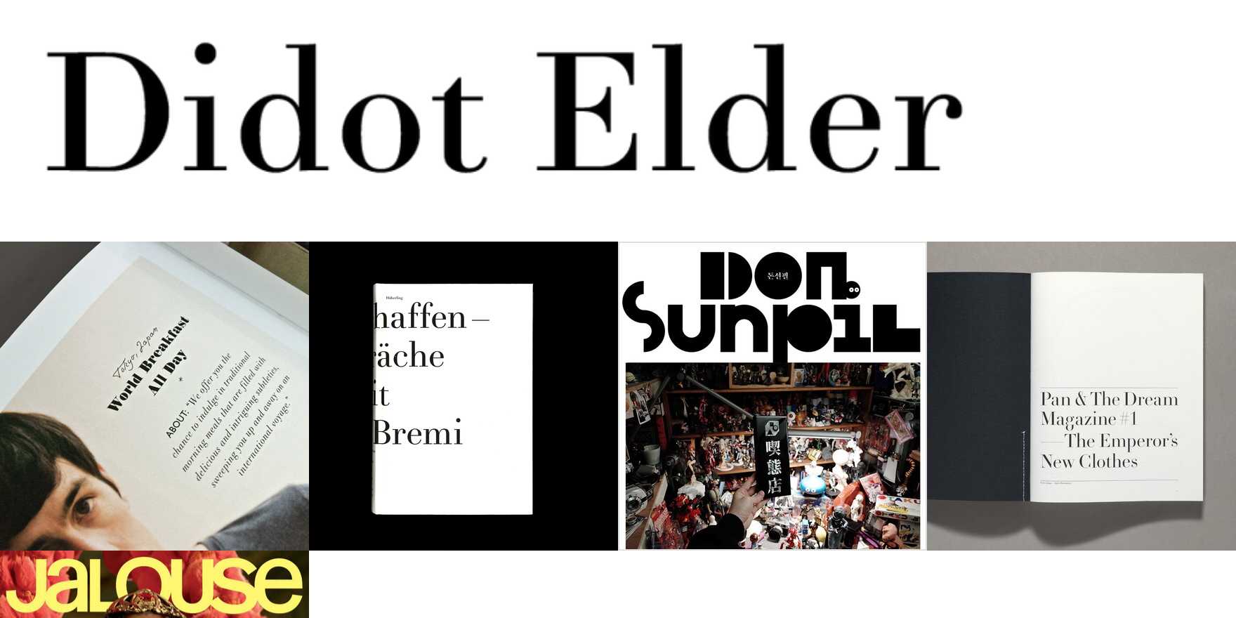 Didot Elder in use - Fonts In Use