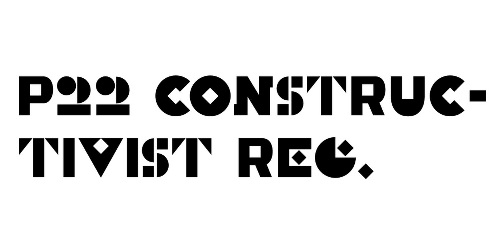 P22 Constructivist Regular in use - Fonts In Use